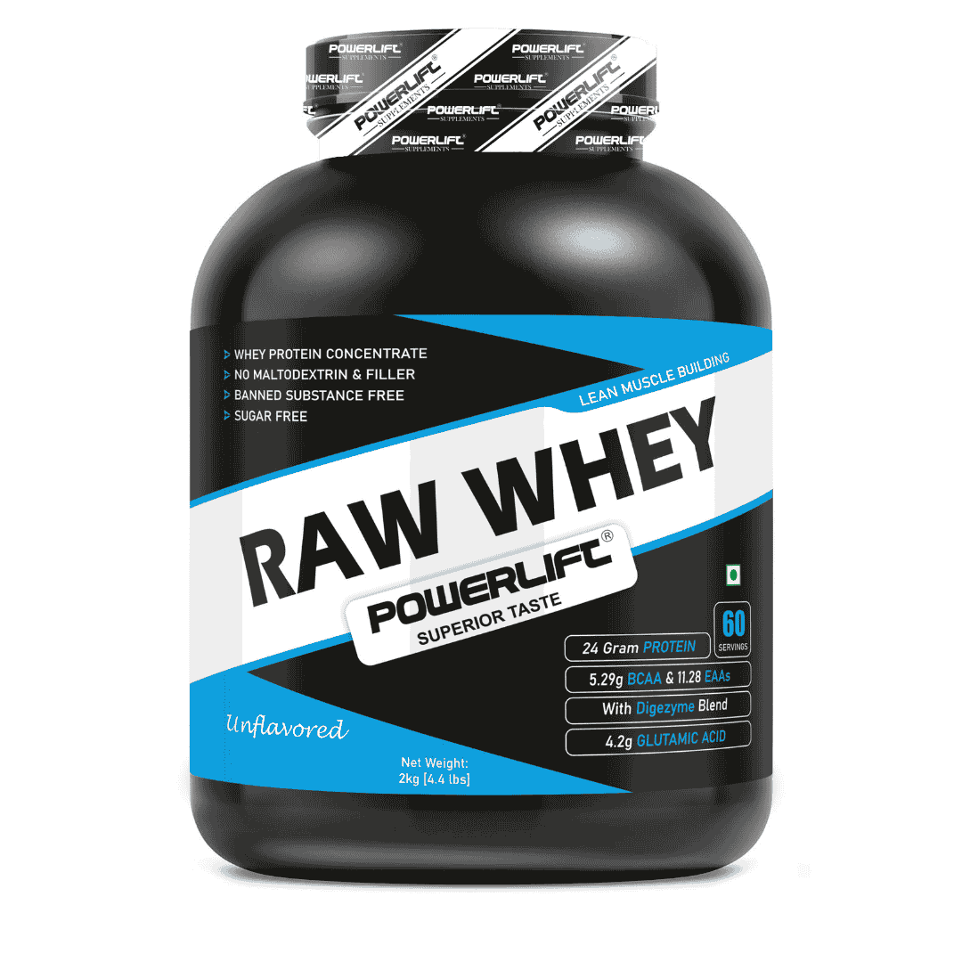 PowerLift Raw Whey Protein Concentrate Unflavored @ Best Price ...